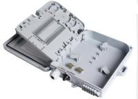 China 12 Ports Fiber Optic Termination Box 22.2 * 20.4 * 5.4cm Waterproof Junction Box for sale