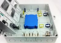 China Grey / Beige Fiber Optic Distribution Box 48 Ports ABS FTTH Termination Box for sale