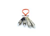 China 50 125 Fiber Optic Cable Various Color , 3M Multiplex LC ST Fiber Patch Cable for sale