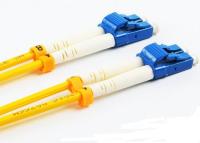 China 2 Core Single Mode Fiber Optic Cable 3M G652D 9 / 125um Fiber Jumper Cables for sale