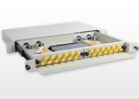 China Wall Mount Fiber Optic Patch Panel Single Mode Pigtail Optical Distribution Frames for sale