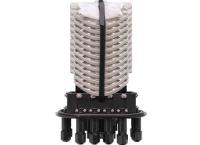 China Dome Type Fiber Optic Joint Box PC Plastic 144 Core Optical Fiber Closure for sale