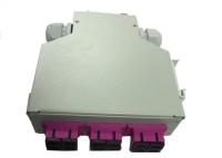 China DIN Rail Fiber Optic Distribution Box 12 Fibers Inside Wall Mounted Cabinets for sale