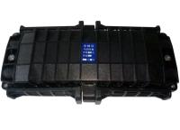 China Fiber Optic Joint Closure 288 Core , 4 In 4 Out Horizontal Fiber Optic Junction Box for sale