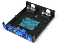 China 0.32kg 4 Port Fiber Optic Cable Box , SC ST FC Adapter Optical Fiber Distribution Box for sale