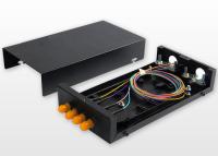 China ST SM Metal Fibre Distribution Frame , 4 Port 4 Core Optical Fiber Termination Box for sale