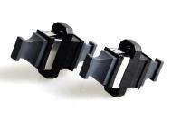 China MPO MTP Flange Fiber Optic Adapter Black Bare Fiber Adapter APC Polished for sale