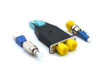 China DWDM 1260 - 1600 nm Fiber Optic Attenuator FC - LC Male Fixed Optical Fiber Attenuation for sale
