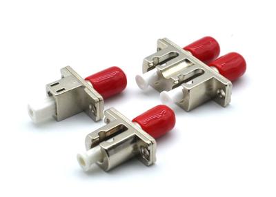 China Metal Fiber Optic Attenuator LC - ST Flange Attenuator 20db Durable For Telecommunication for sale