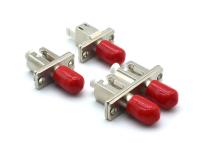 China Metal Fiber Optic Attenuator LC - ST Flange Attenuator 20db Durable For Telecommunication for sale