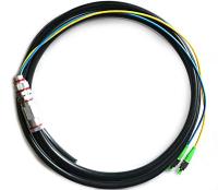 China Single Mode FC / UPC Optical Fiber Pigtail Waterproof 2 Core 5M G652D Easily mounted for sale