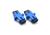 China Simplex ST Fiber Optic Adapter Blue SM / MM Single Mode With High Return Loss for sale