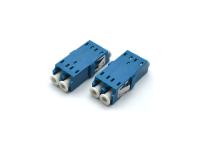 China Optic LAN Fiber Optic Adapter Zirconia Sleeve Duplex Single Mode LC - UPC Adapter for sale