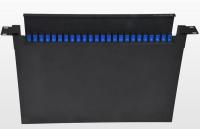China 24 Port Fiber Optic Patch Panel 1U 19 Inch  SC / LC Connector Drawer With Guild Rail for sale