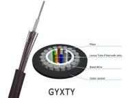 China GYXTY Steel Optical Fiber Cable Uni - Tube Outdoor Armored Fiber Optic Cable for sale