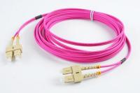 China 3.0mm Diameter Fiber Optic Patch Cord Gigabit Multimode Duplex SC - SC Patch Cord for sale