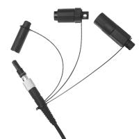 China 3 In 1 Waterproof Pre Connectorized Cable Connector For Fiber Optical for sale