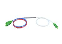 China 1310/1550nm 50/50 Ratio 1x2 FBT fiber optic coupler splitter SC / APC Connector for sale
