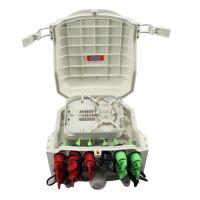 China Wall Pole Monting Optical Fiber Distribution Box 16F PRE Connected for sale