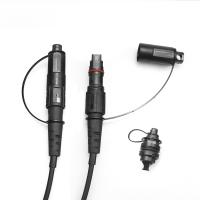 China round FTTH Pre Connectorized Cable With Waterproof Adapter Connector for sale