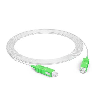 China 0.9mm Invisible Fiber Optic Patch Cord For FTTH FTTx Network for sale