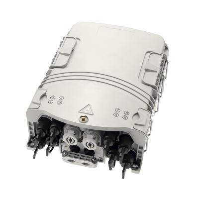 China 8 Core Waterproof Fiber Optic Distribution Box With Mini SC Adapter for sale
