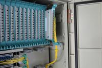 China 288fo Street Fiber Optic Cabinet Outdoor , Fiber Optic Splice Closure Cross Connection for sale
