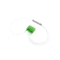 China Single Mode 1x4 PLC Fiber Optic Splitter With SC APC Connector for sale