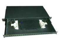 China SC 24 port rack mount patch panel 1U 19