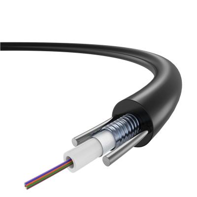 China FTTx Uni Tube Light Armored GYXTW Fiber Cable With Rodent Protection for sale