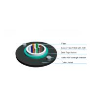 China FTTx Uni Tube Light Armored GYXTW Fiber Cable With Rodent Protection for sale