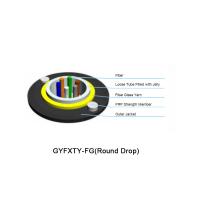 China All Dielectric Aerial Drop Optical Fiber Cable Gel Filled Subnit for sale