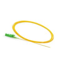 China 0.9mm E2000 Fiber Pigtail Patch Cord With LSZH Yellow Jacket for sale