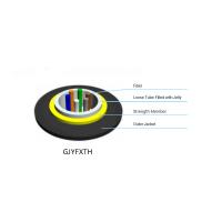 China Uni-Tube Indoor/Outdoor Optical Fiber Cable 2-24F Fiber Optic Cable For FTTH for sale