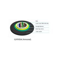 China Uni-Tube Indoor/Outdoor Optical Fiber Cable 2-24F Fiber Optic Cable For FTTH for sale