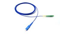 China SM SX PVC 3mm 10 Meters Jumper Cable SC/APC-SC/UPC Fiber Optic Patch Cord for sale