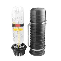 China IP68 Outdoor Fiber Optic Joint Box 9 Ports & 2 Splice Trays For Wall Mounting for sale