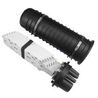 China IP68 Outdoor Fiber Optic Joint Box 9 Ports & 2 Splice Trays For Wall Mounting for sale