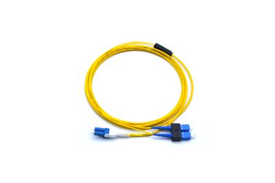 China SC-LC Singlemode Duplex Fiber Optic Cable / Connector / Jumper For Computer Network for sale