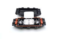 China Horizontal Fiber Optic Splice Closure Joint Box 24 Fibers 2 Inlets 2 Outlets for sale