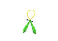 China Single Mode Sm 9/125 Fiber Optic Patch Cord APC / UPC Polishing Optical Fiber Jumper for sale