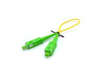 China Single Mode Sm 9/125 Fiber Optic Patch Cord APC / UPC Polishing Optical Fiber Jumper for sale