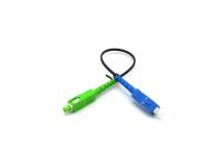 China Simplex SC/UPC-SC/APC FTTH Optical Fiber Patch Cord Single Mode / Multimode for sale
