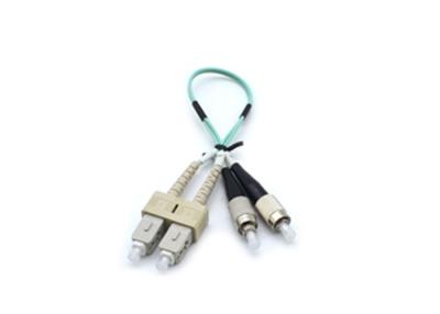 China Duplex 0M3 LC-FC Fiber Optic Patch Cord Optical Cable LSZH FTTH Patch Cord for sale