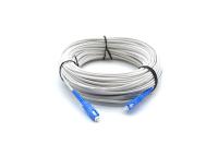 China Simplex G652D Fiber Optic Butterfly Cable Ftth Drop Patch Cord With SC/UPC Connector for sale