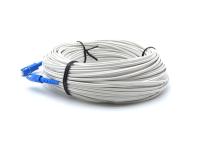China Simplex G652D Fiber Optic Butterfly Cable Ftth Drop Patch Cord With SC/UPC Connector for sale