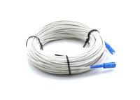 China Simplex G652D Fiber Optic Butterfly Cable Ftth Drop Patch Cord With SC/UPC Connector for sale