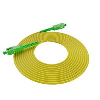 China SC APC Connector Fiber Optic Patch Cord G652D Fiber Type Single / Multi Mode for sale
