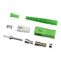 China SC APC Connector Fiber Optic Patch Cord G652D Fiber Type Single / Multi Mode for sale