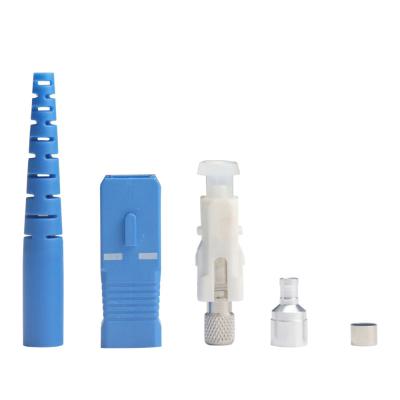 China SM/MM SC UPC Fiber Optic Fast Connector 2.0mm PE Bag Packing for sale